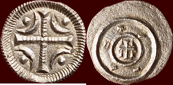 Denar 1131-1141 HUNGARY, KINGDOM - BELA II THE BLIND, - n.d. xf | MA-Shops