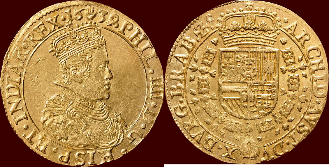 Dubbele gouden soeverein ZUIDELIJKE NEDERLANDEN (SOUTHERN NETHERLANDS ...