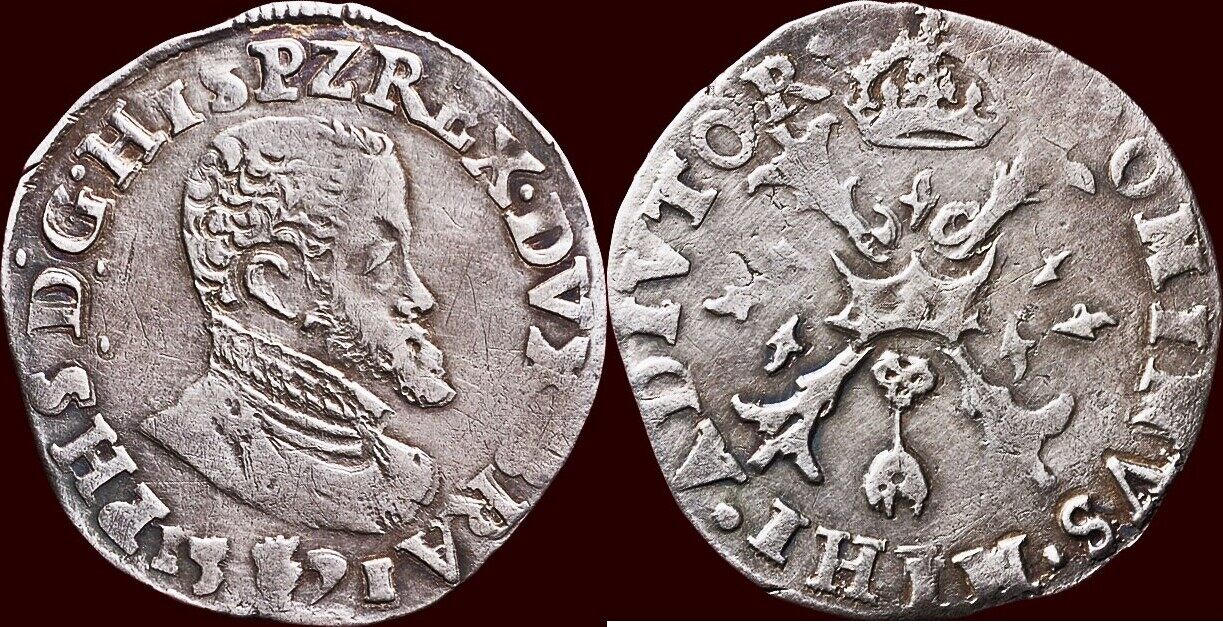 1/10 Philipsdaalder ZUIDELIJKE NEDERLANDEN (SOUTHERN NETHERLANDS) - HERTOGDOM BRABANT - PHILIPS ...