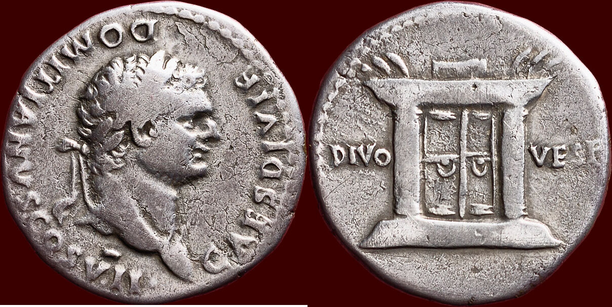 Roman Empire (80-81) DOMITIANUS (DOMITIAN) AS CAESAR, 69-81 - AR ...