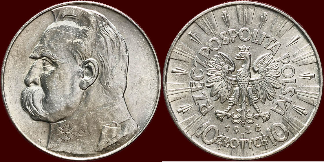 10 Zlotych POLAND - FIRST REPUBLIC, 1919-1939 - 1936, Warsaw unc- | MA-Shops