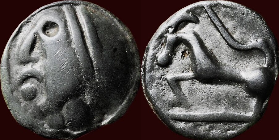 GALLIA (EASTERN GAUL) - SEQUANI - Potincoin, circa 80-50 BC, area of ...