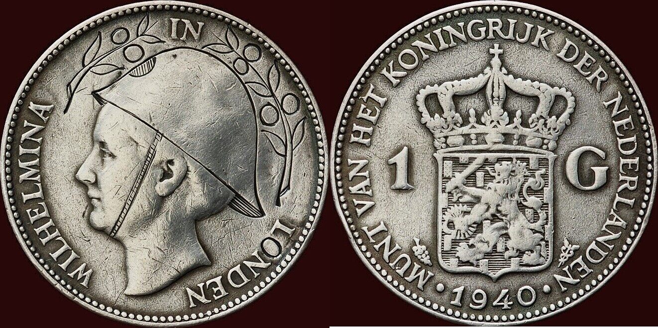 Koninkrijk der Nederlanden 1 Gulden 1890-1948 NEDERLAND (NETHERLANDS, KINGDOM) - WILHELMINA ...