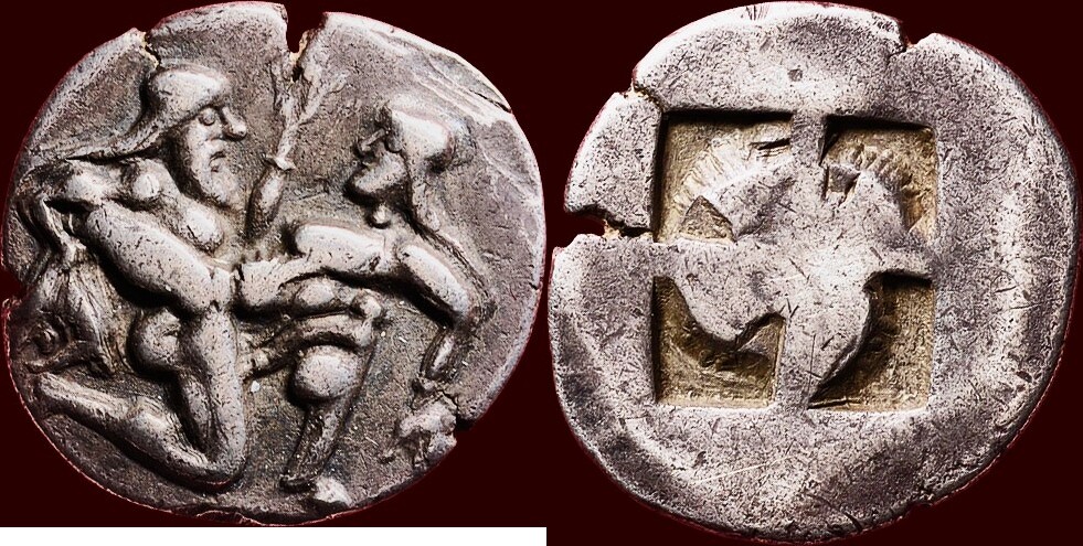 AR Stater 480-463 BC v. Chr. TRACIAN ISLANDS, THASOS - THRACO ...
