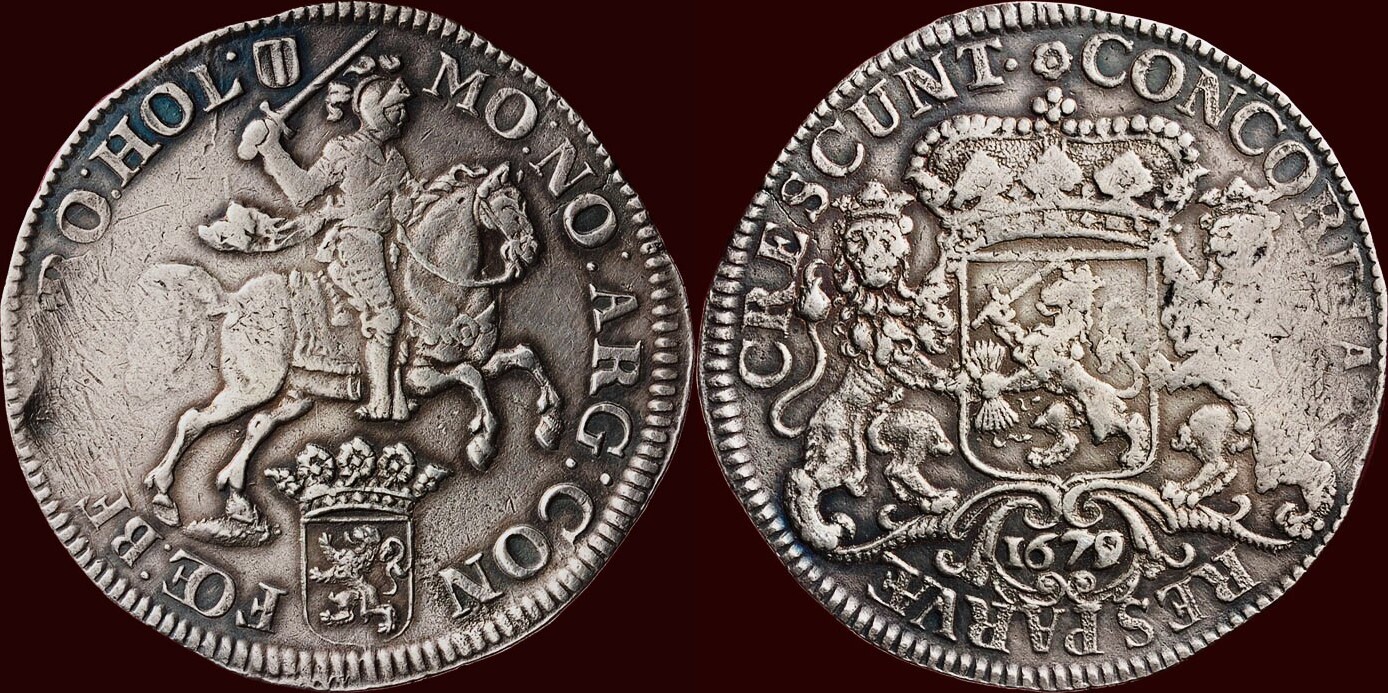 Zilveren rijder NOORDELIJKE NEDERLANDEN (NETHERLANDS) - REPUBLIEK, 1581 ...