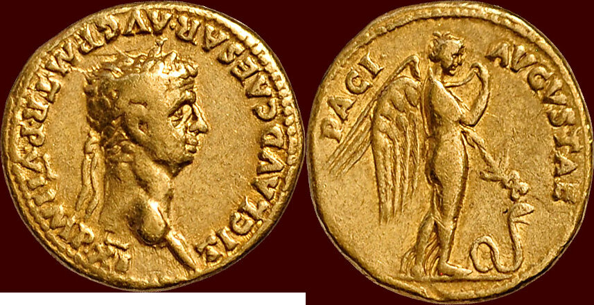 Claudius Gold Coin