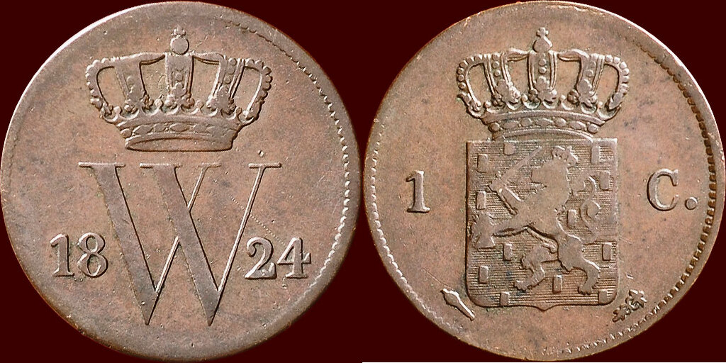 Koninkrijk der Nederlanden 1 Cent NEDERLAND (NETHERLANDS, KINGDOM ...