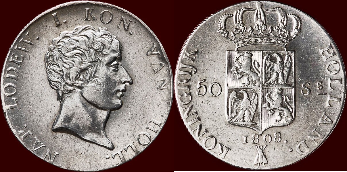 50 Stuiver NEDERLAND (NETHERLANDS; KINGDOM) - KONINKRIJK HOLLAND ...