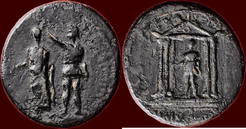 Roman Empire 27 BC AUGUSTUS, - 14 AD - MYSIA, PERGAMON - M. PLAUTIUS ...