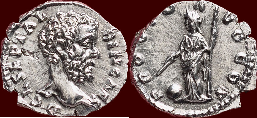 Roman Empire (193) CLODIUS ALBINUS as Caesar, 193-195 - AR Denarius ...