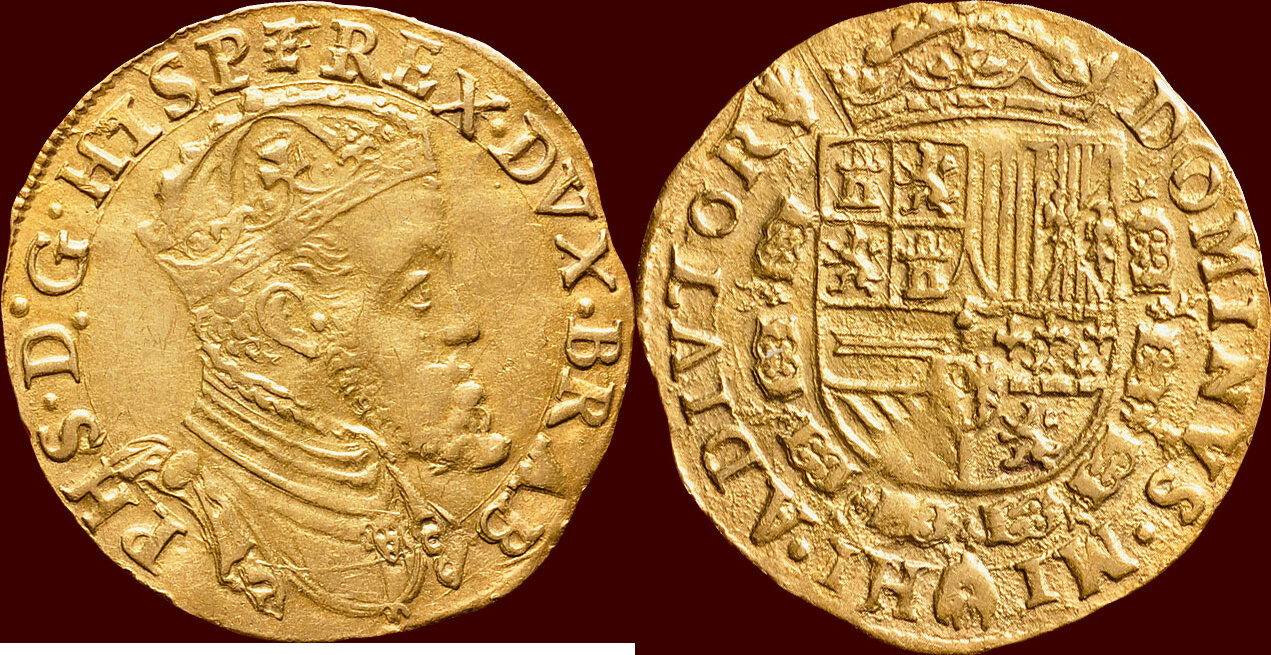 Gouden reaal (1572-1577) ZUIDELIJKE NEDERLANDEN (SOUTHERN NETHERLANDS ...