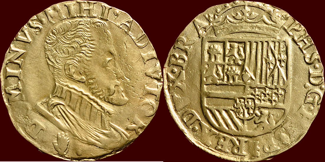 Gouden reaal (1560-1573) ZUIDELIJKE NEDERLANDEN (SOUTHERN NETHERLANDS ...