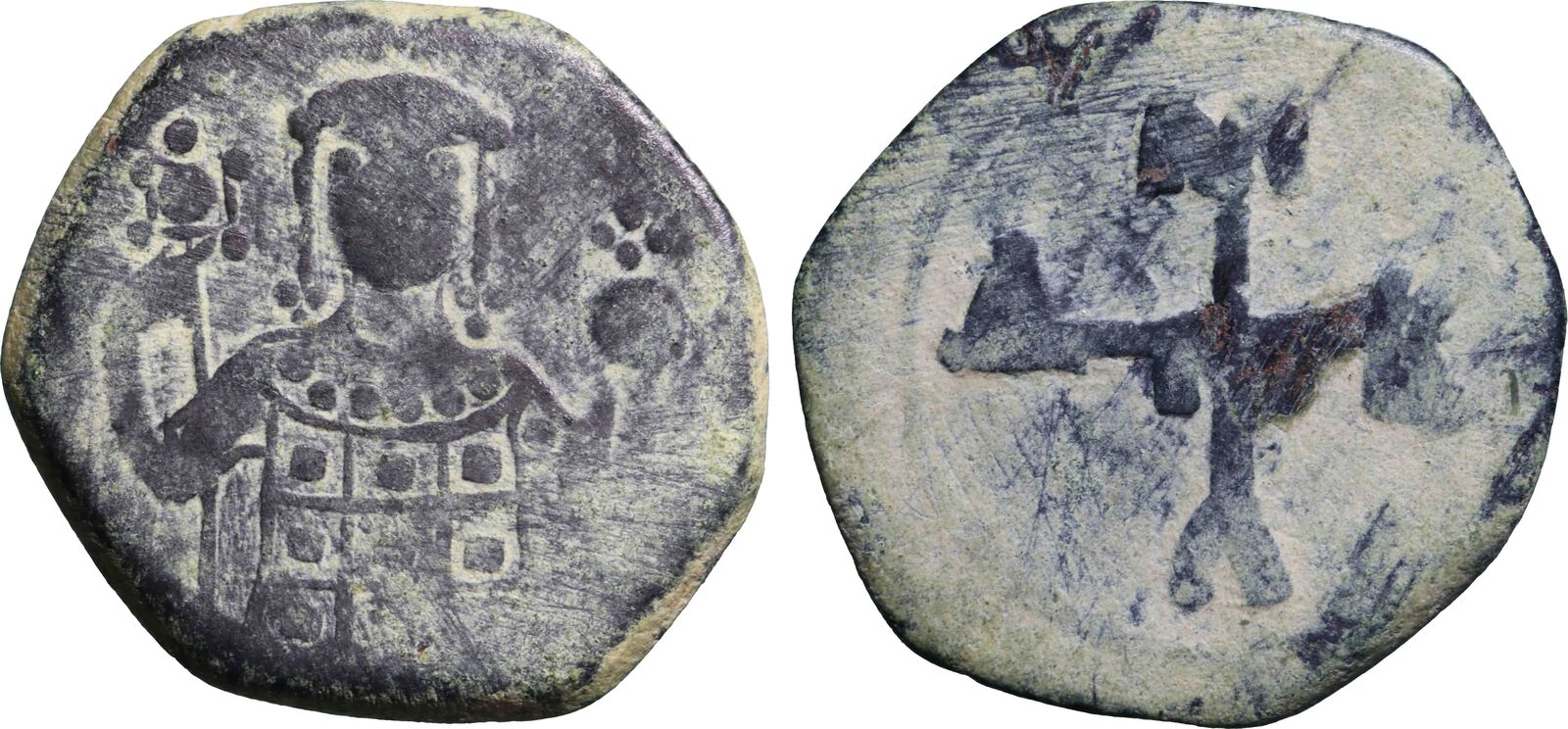 Byzantine Empire 1/2 tetarteron 1143-1152 AD Manuel I Comnonus (1143 ...