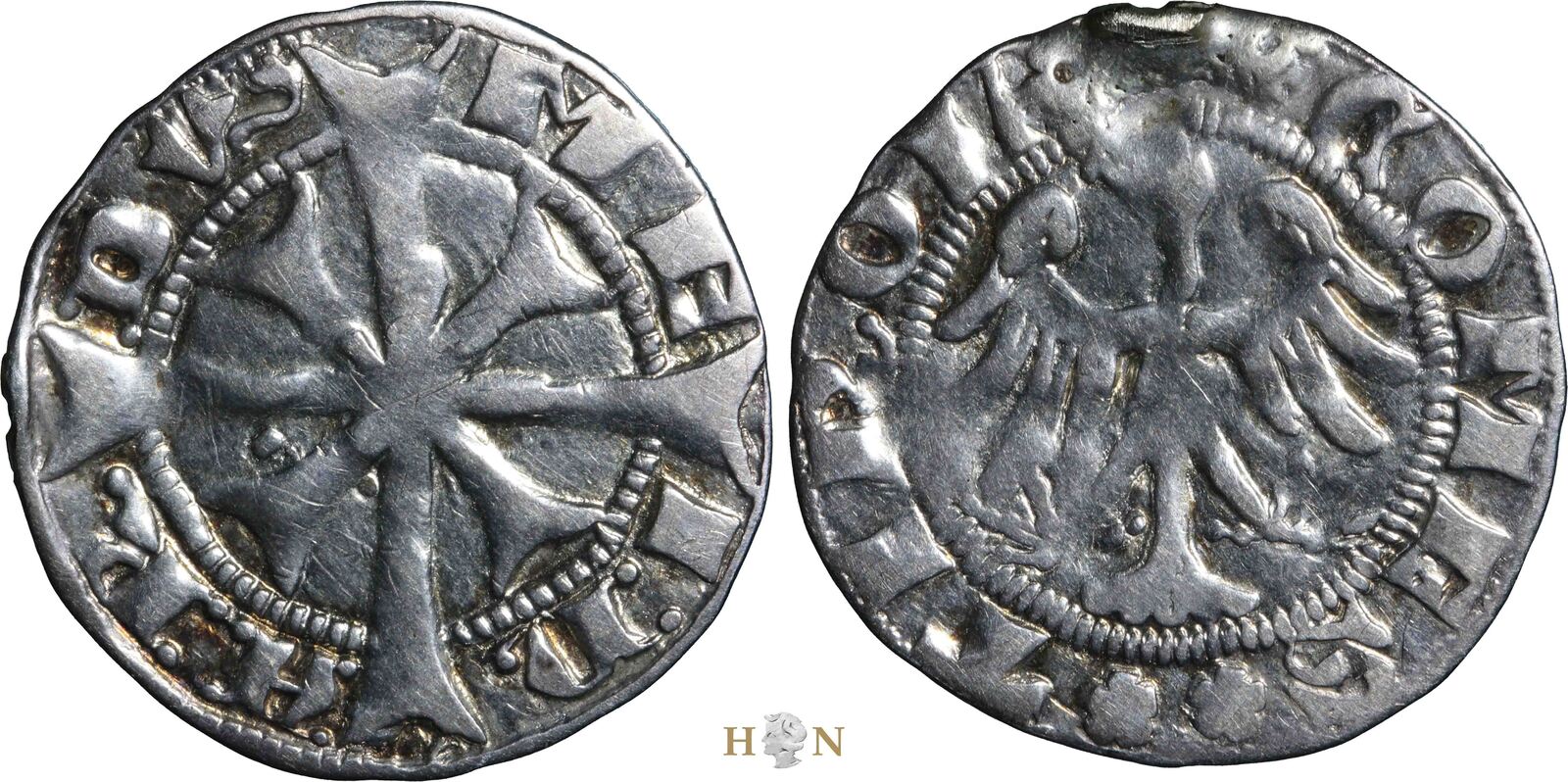 Austria Adlergroschen (1271-1295 AD) Tirol, Meinhard II (1271-1295 ...