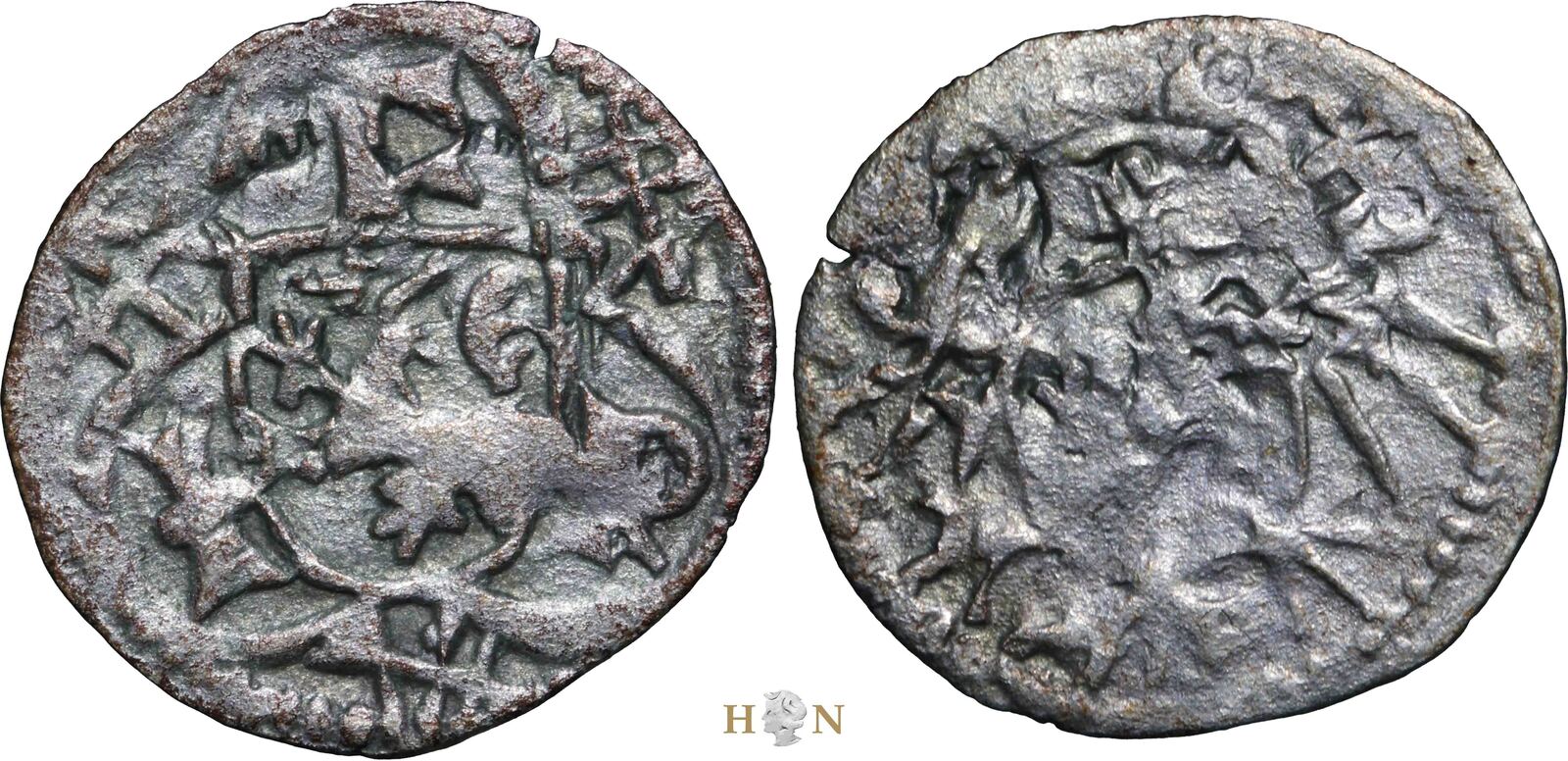 Austria Pfennig (1481-1493 AD) Friedrich III (V) (1439-1493), Graz, VF+ ...