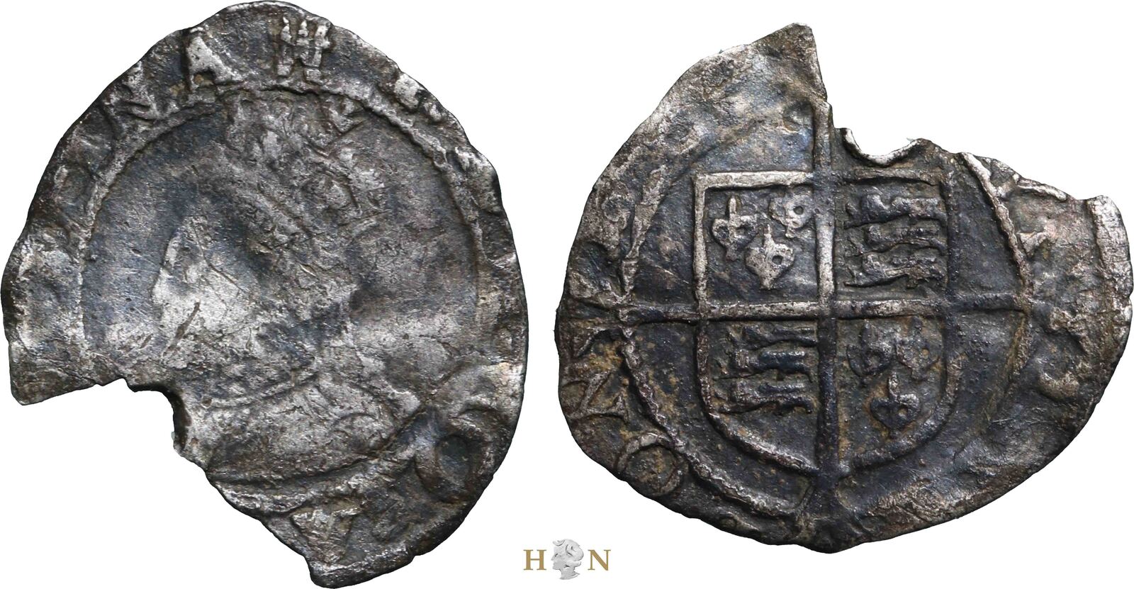 England penny (1570-1572 AD) Elizabeth I (1558-1603), London, scarce ...