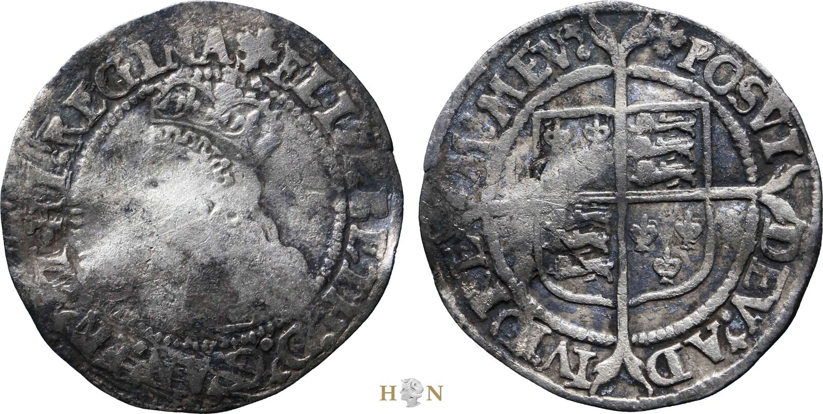 Great Britain halfgroat (1560-1561 AD) Elizabeth I (1558-1603), London ...