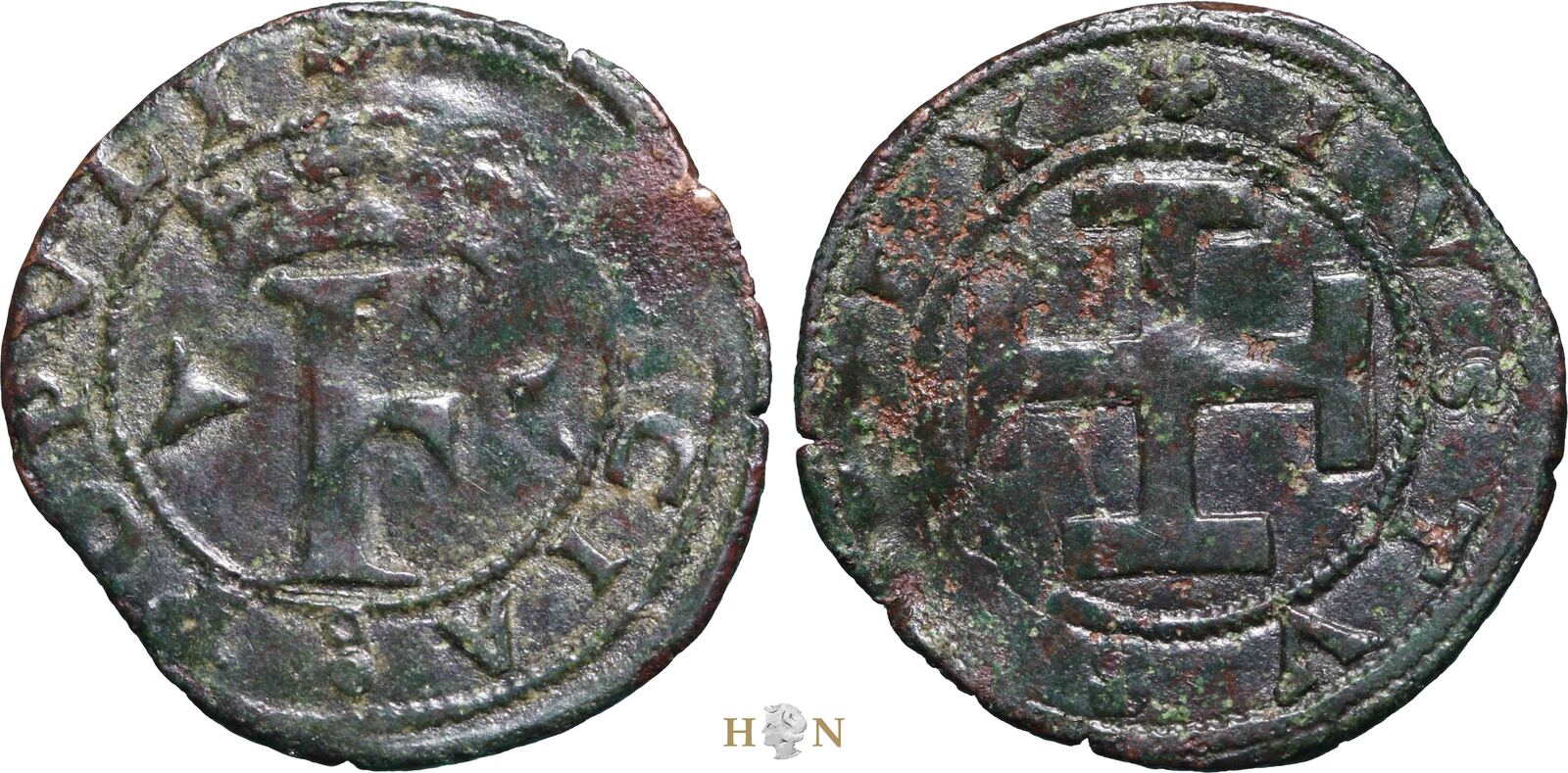 Italy sestino (1504-1516 AD) Kingdom of Naples, Ferdinand III of Aragon ...