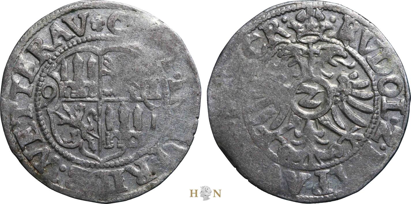 German States 2 Kreuzer 1591 AD Burgraviate of Friedberg, VF | MA-Shops