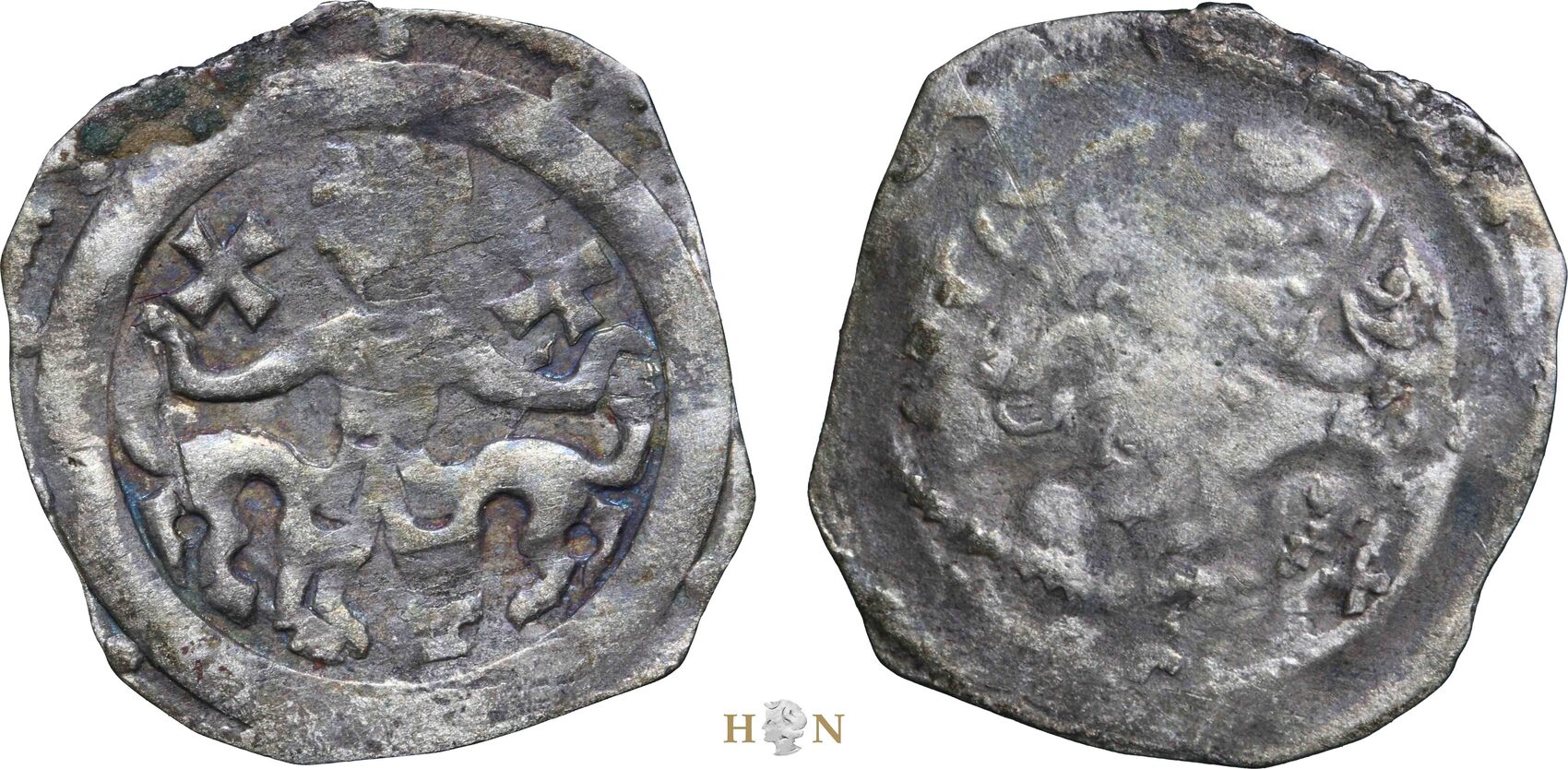 Pfennig (around 1190-1210 AD) Dukes of Austria or and Steiermark, Krems ...