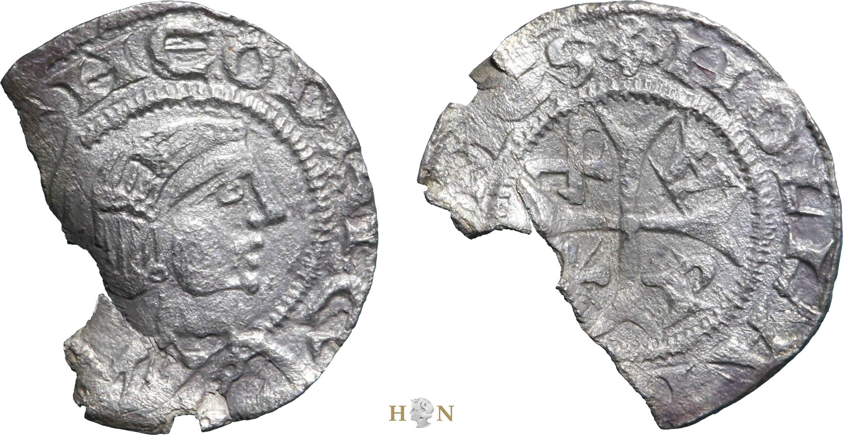 Nederland penning (1190-1203 n.Chr.) Graafschap Holland, Dirk VII (1190 ...