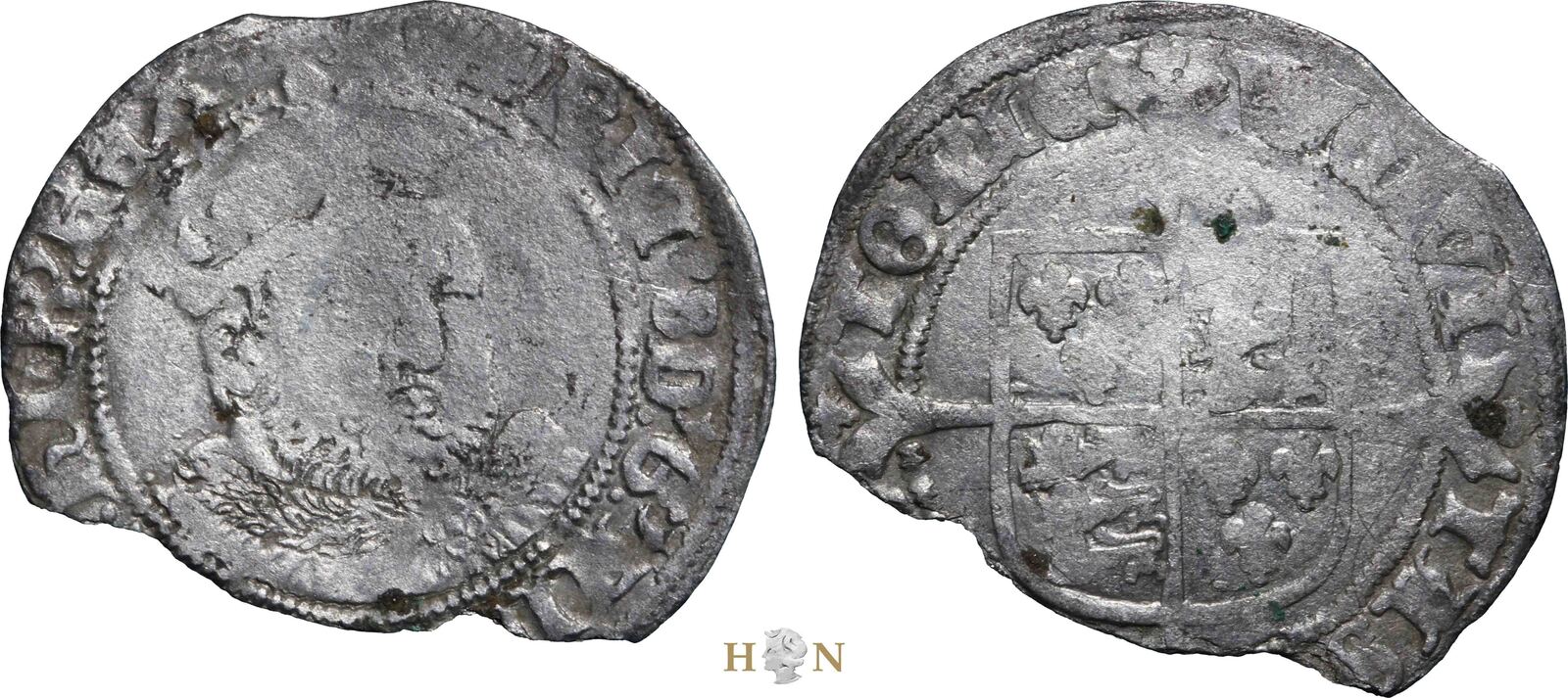 Great Britain groat 1544-1547 AD Henry VIII (1509-1547), Bristol Castle ...