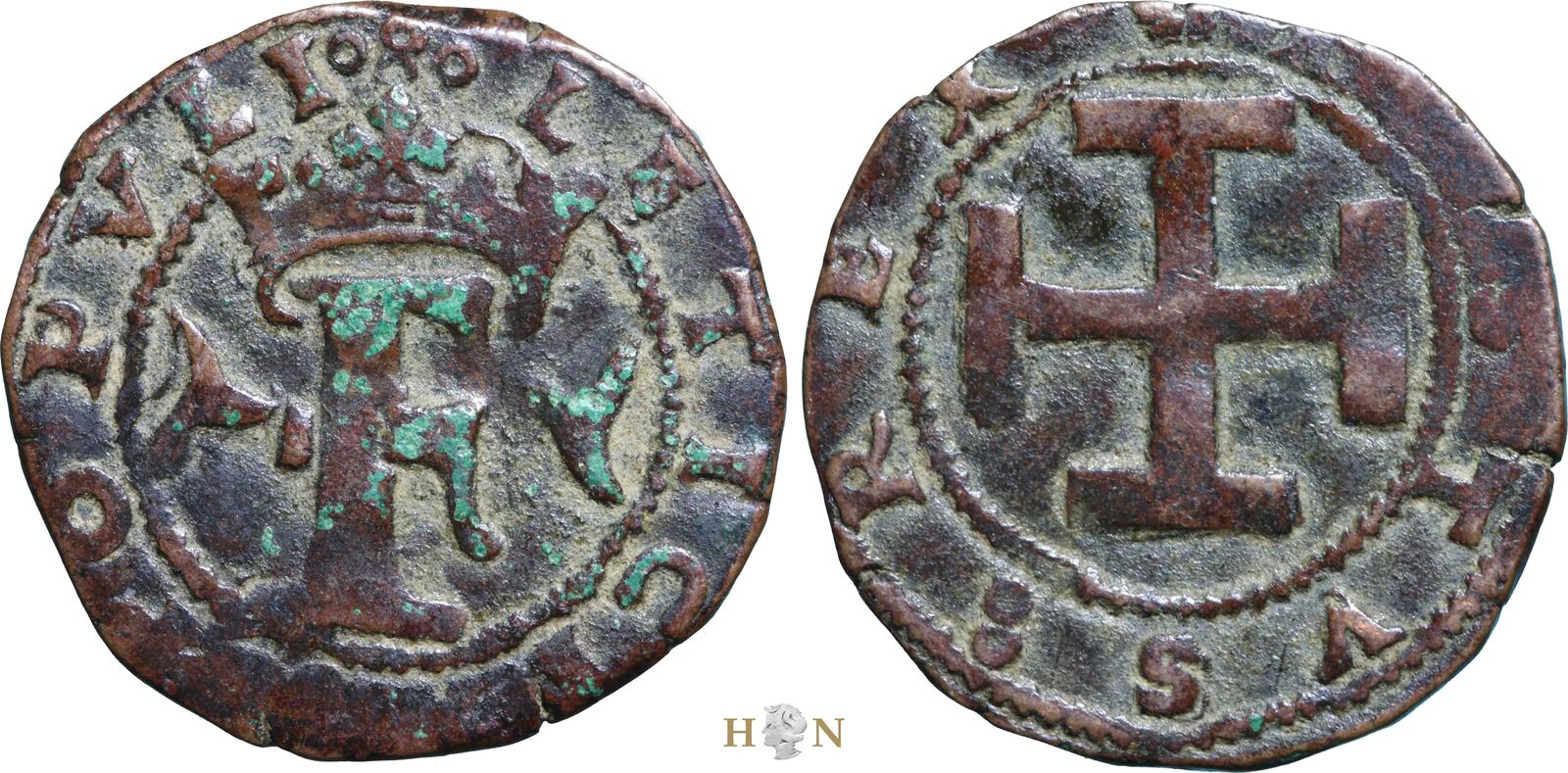 Italy sestino 1504-1516 AD) Kingdom of Naples, Ferdinand III of Aragon ...