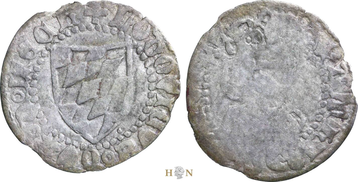 Italy Friesach denaro 1412-1420 AD City Aquileia, Ludovicus II (1412 ...