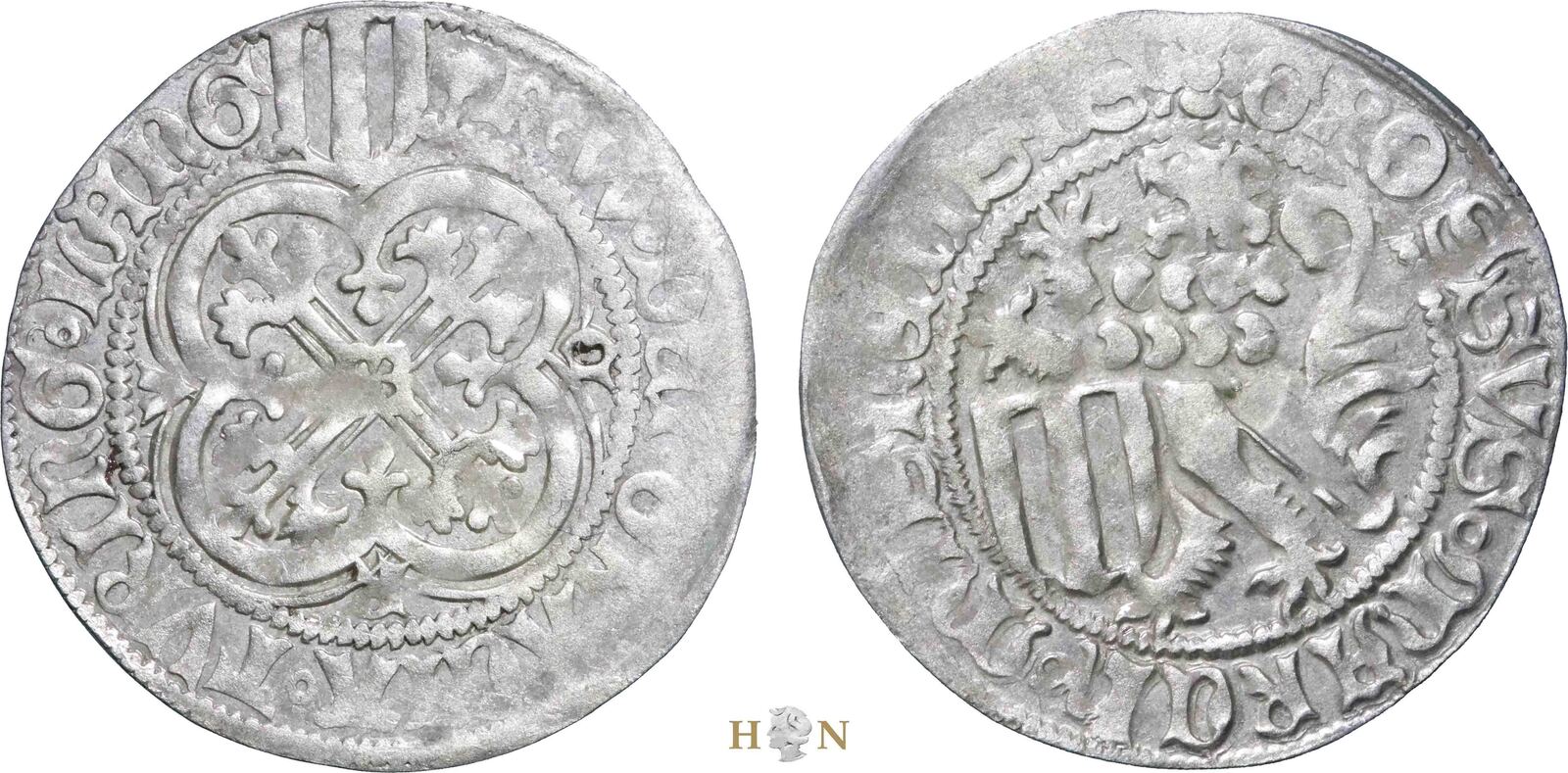 Germany Schildgroschen n.d. (1451-1456) Saxon-Margravate of Meissen ...