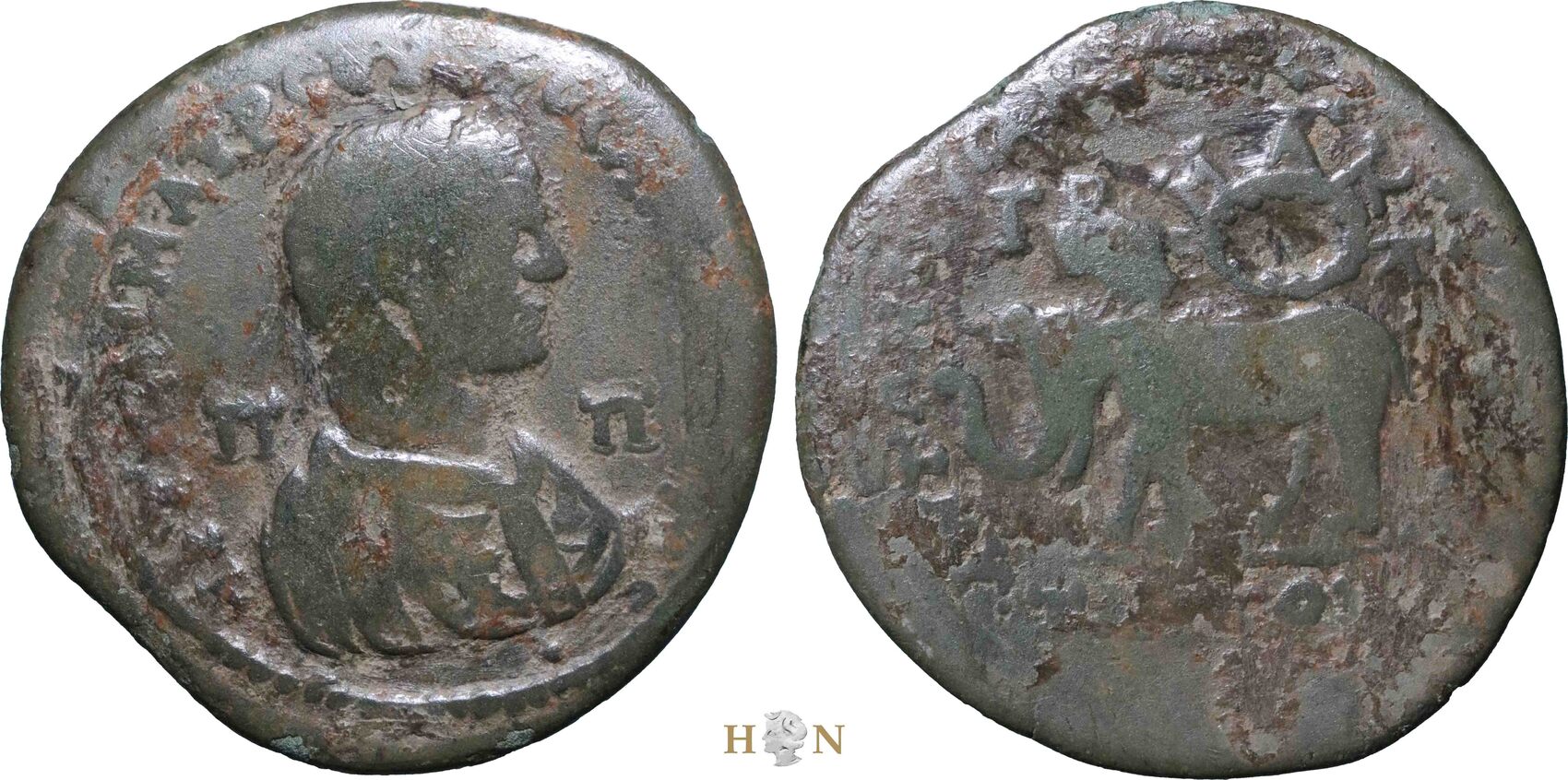 Roman Provincial | Cilicia hexassarion 215-217 AD Caracalla (198-217 ...
