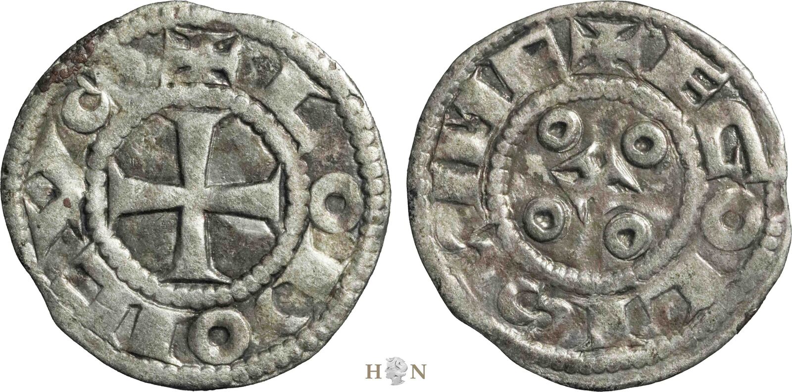 France Feodal denier 934-956 AD County Perigord, in the name of Louis ...