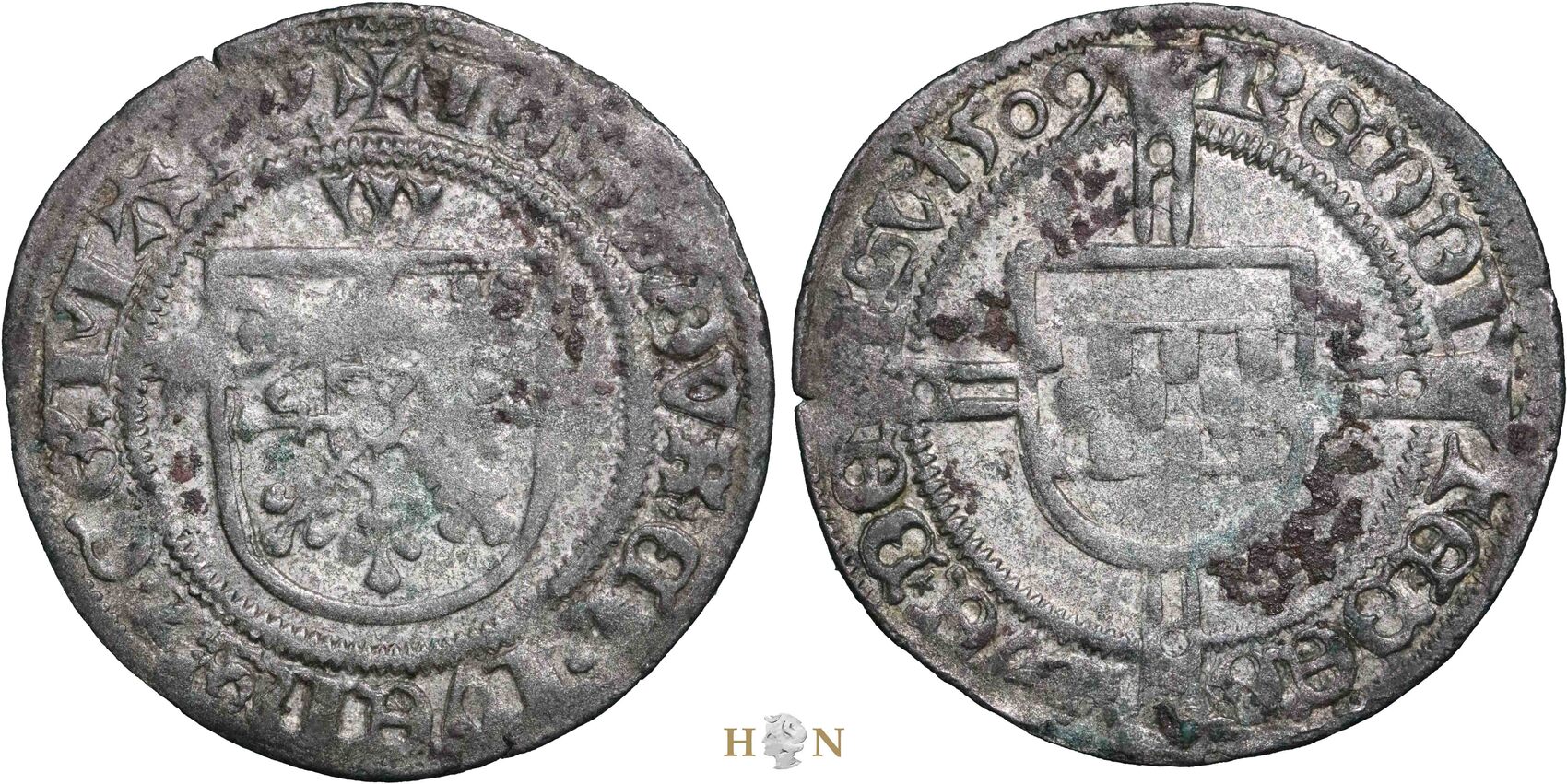 Germany Stüber | Wocheie 1509 AD Kleve, Johann II (1481-1521), Wesel ...