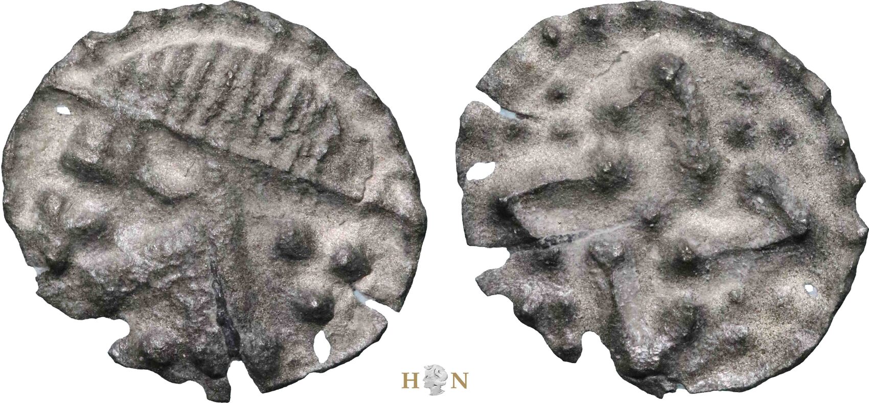 Anglo-Saxon sceat | interlace 695-740 AD Continental Secondary, Frisia ...