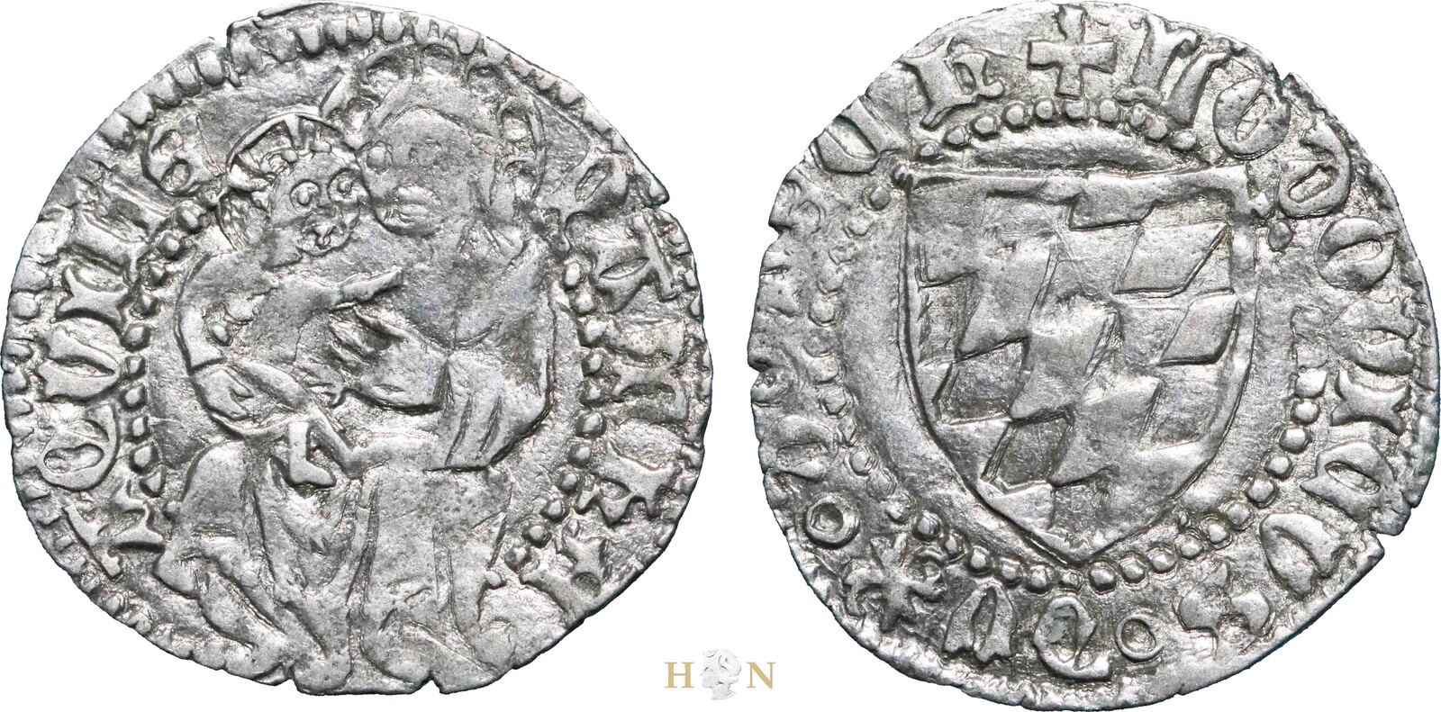 Italy Friesach denaro 1412-1420 AD City Aquileia, Ludovicus II (1412 ...