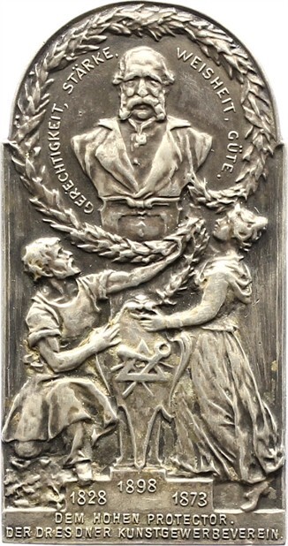 Sachsen-Albertinische Linie 1898 Albert 1873-1902. Winz. Randfehler ...