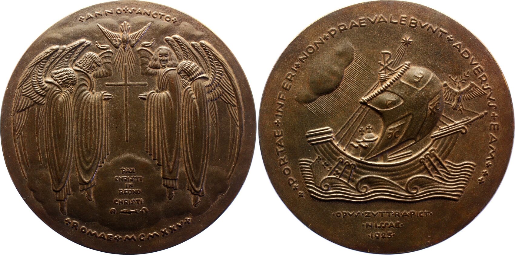 Münchener Medailleure Bronzegussmedaille 1925 Zutt, Richard Adolf ...