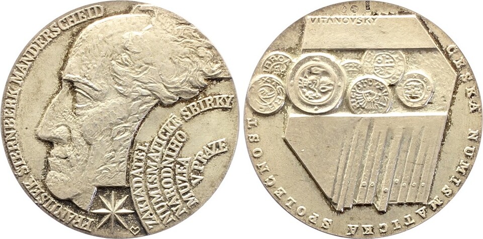 Silbermedaille Sternberg-Manderscheid, Franz Josef Graf von *1763 Prag ...