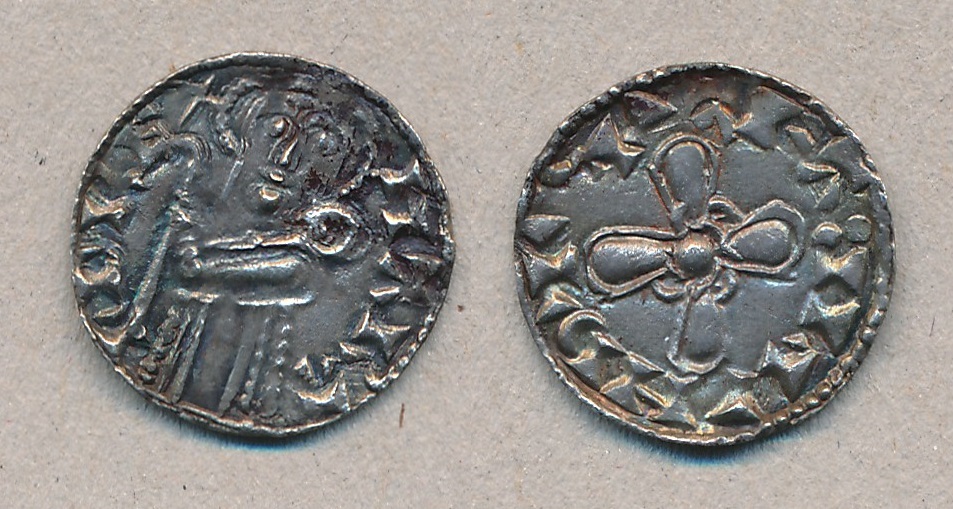 Denmark penning 1074-1080 Viking coin from Lund, Harald Hen. EF | MA-Shops