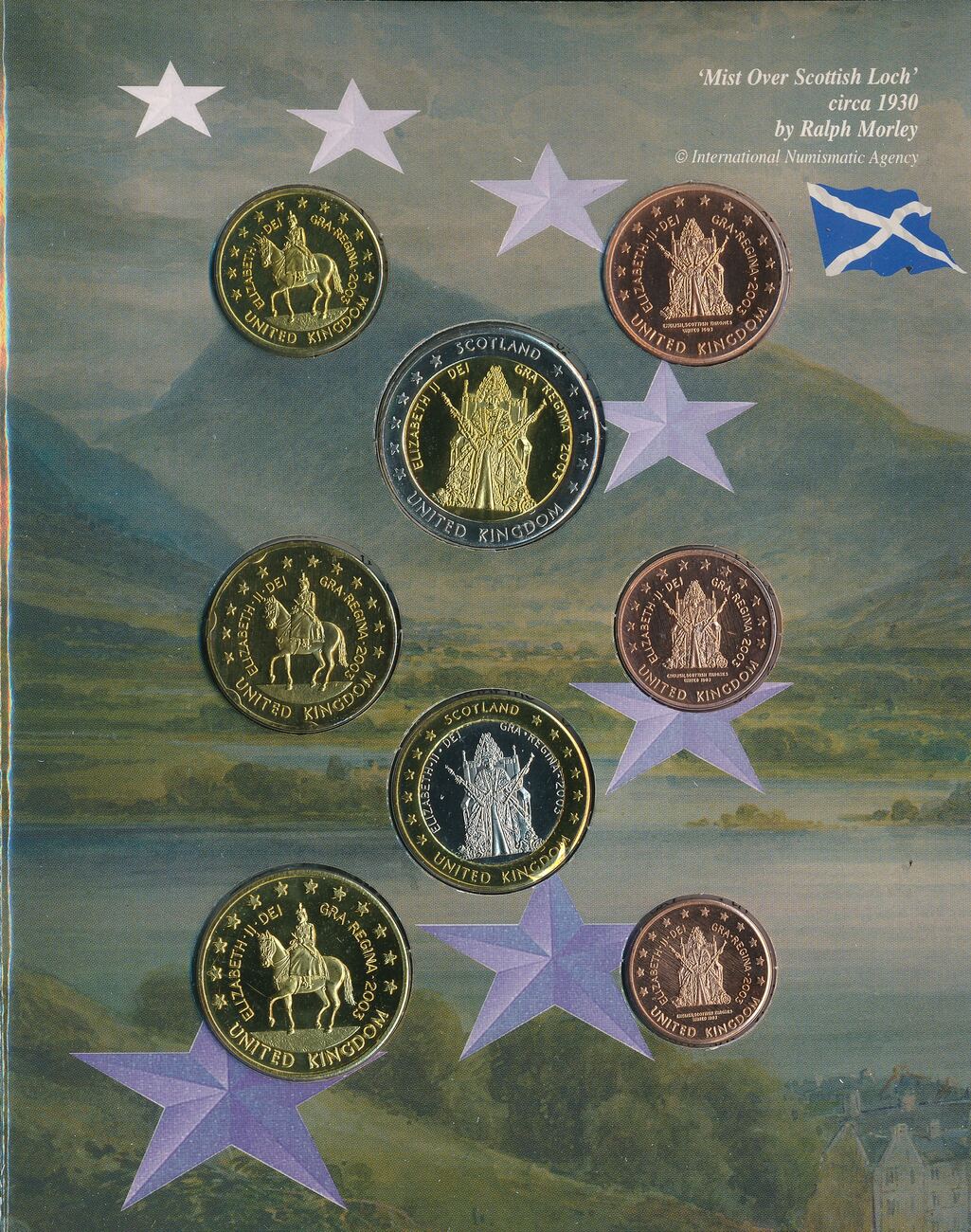 United Kingdom 2003 Euro Collection, trial set, UNC | MA-Shops