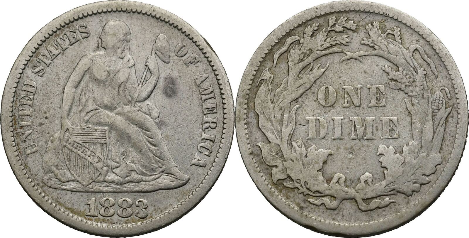 USA One dime 1883 VF | MA-Shops