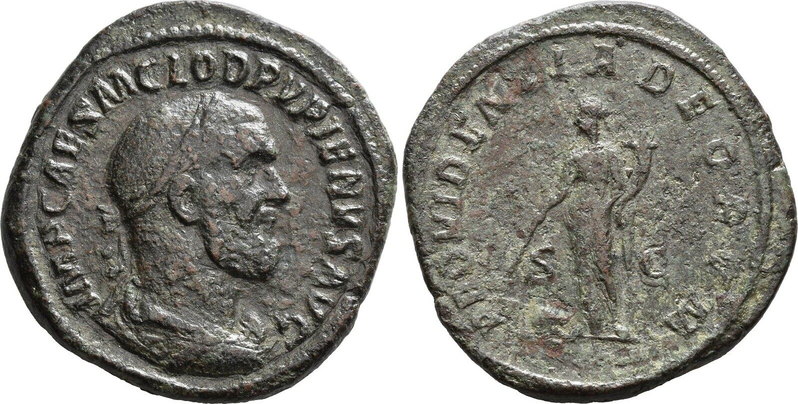 ROMAN COINS - Sesterz PUPIENUS, April-Juli 238 VF | MA-Shops