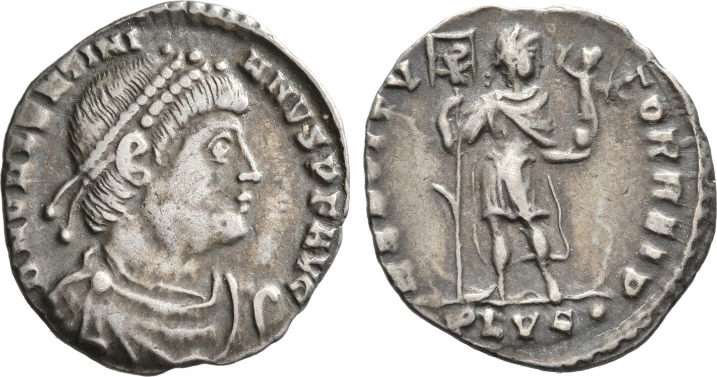 ROMAN COINS - Siliqua VALENTINIANUS I, 364-375 VF | MA-Shops