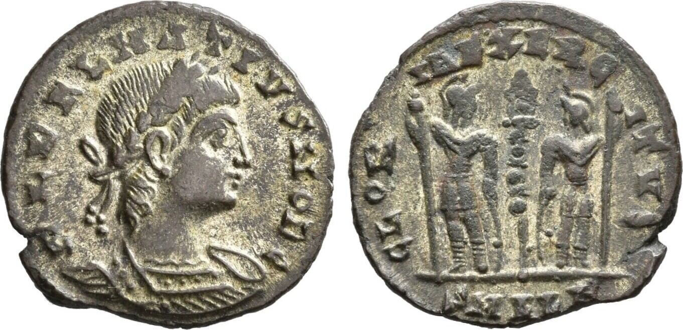 ANCIENT COINS - Nummus DELMATIUS, Caesar 335-337 EF | MA-Shops