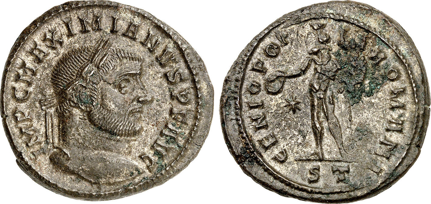 ROMAN COINS - Nummus MAXIMIANUS HERCULIUS, 286-305 & 307-310 VF | MA-Shops