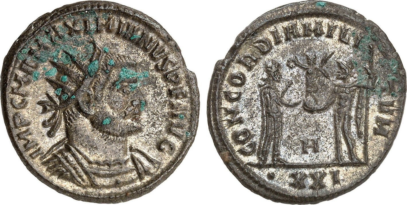 ROMAN COINS - Antoninian MAXIMIANUS HERCULIUS, 286-305 & 307-310 aEF ...