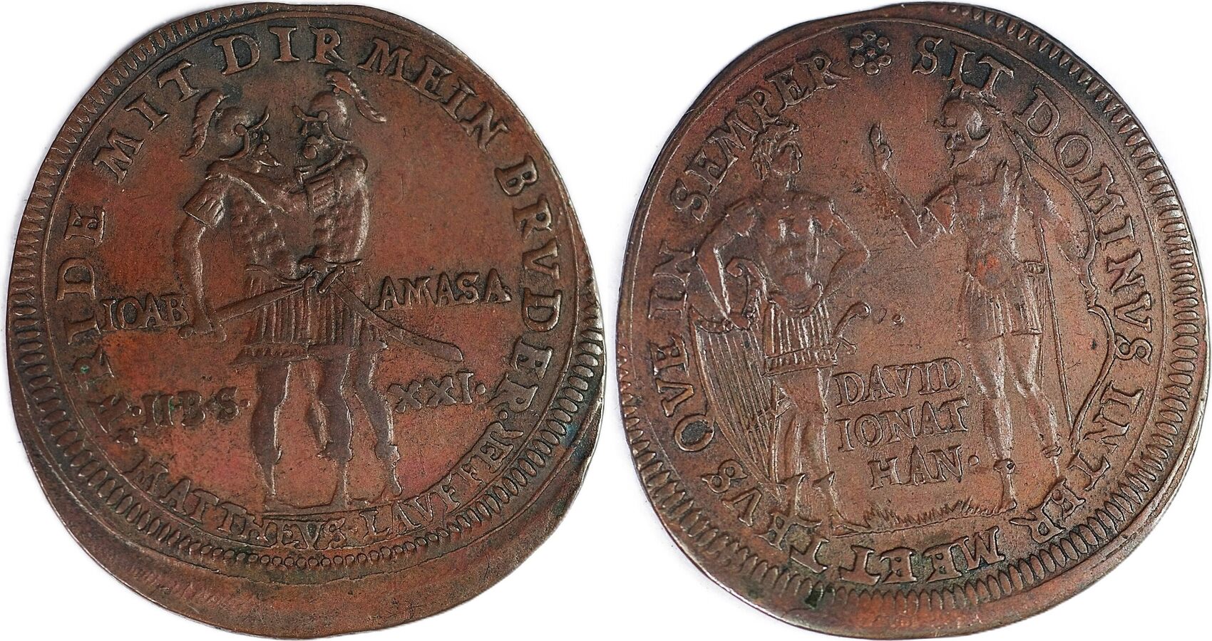 Germany / Nuremberg Jeton 1612–1634 David and Jonathan - by Matheus ...