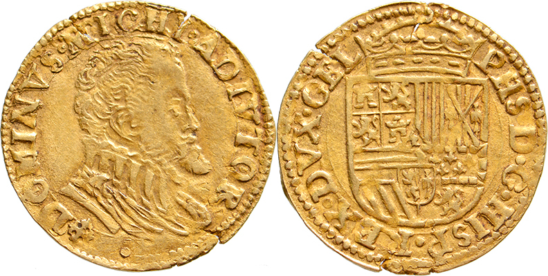 The Netherlands gouden reaal 1/2 Philips II Gelderland z.j. (1562-1576 ...