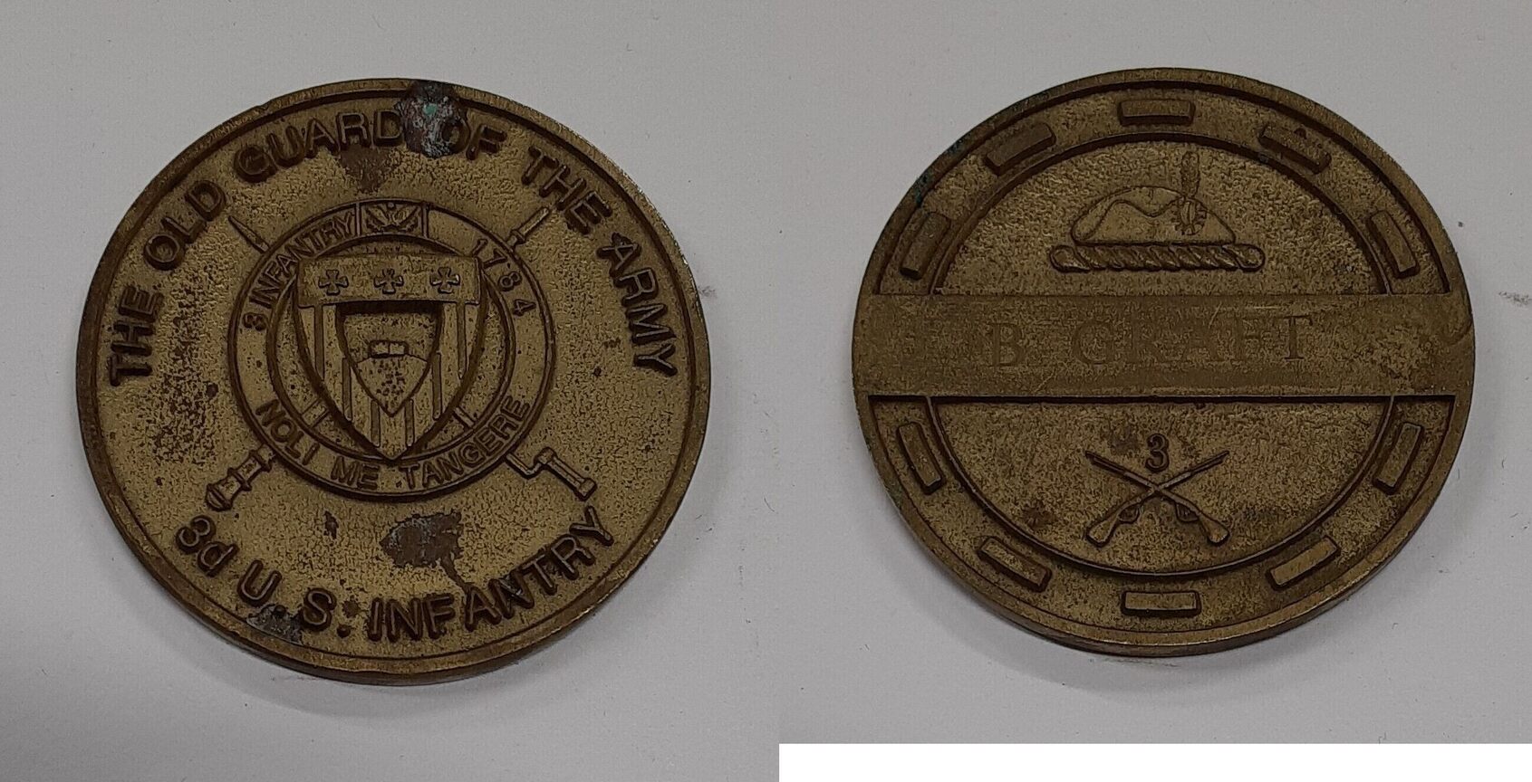 ExonumiaMedals The Old Guard of the Army--3RD U.S. Infantry Regiment ...