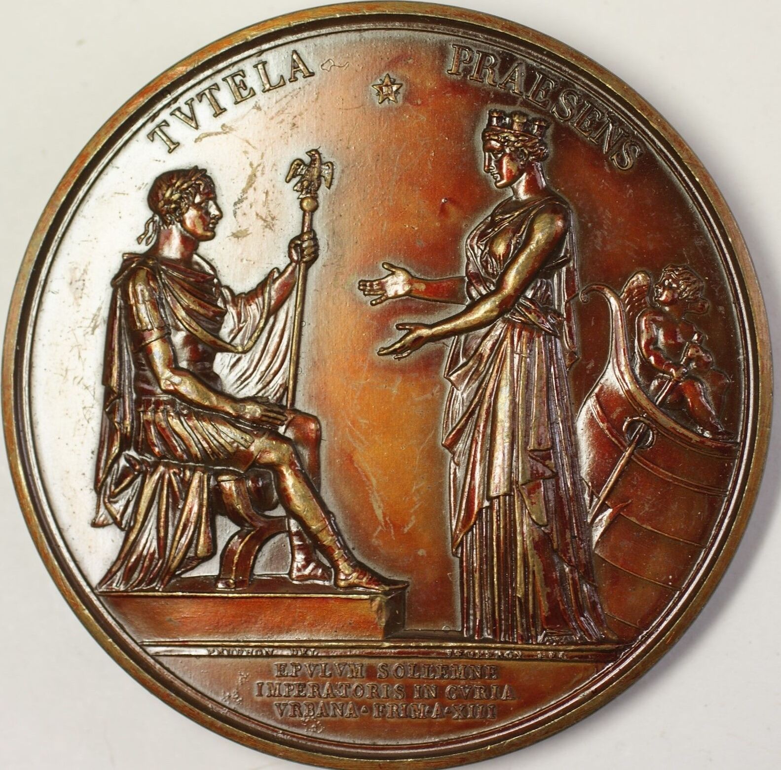 ExonumiaMedals Neapolio Napoleon Imperator French Bronze Large High ...