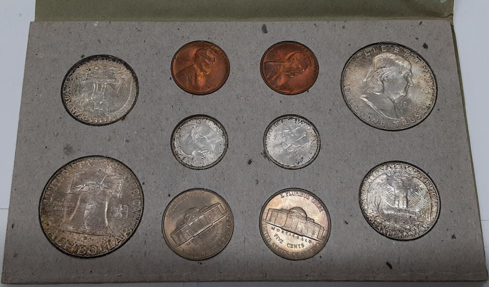 US CoinsMint Sets 1948 PD&S UNC Set in OGP - Uncirculated w/Toning - 28 ...